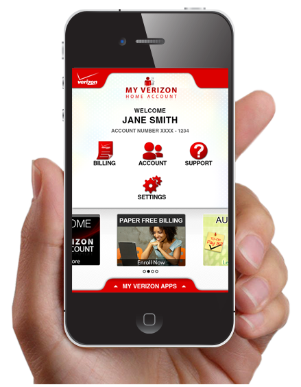 My Verizon mobile app